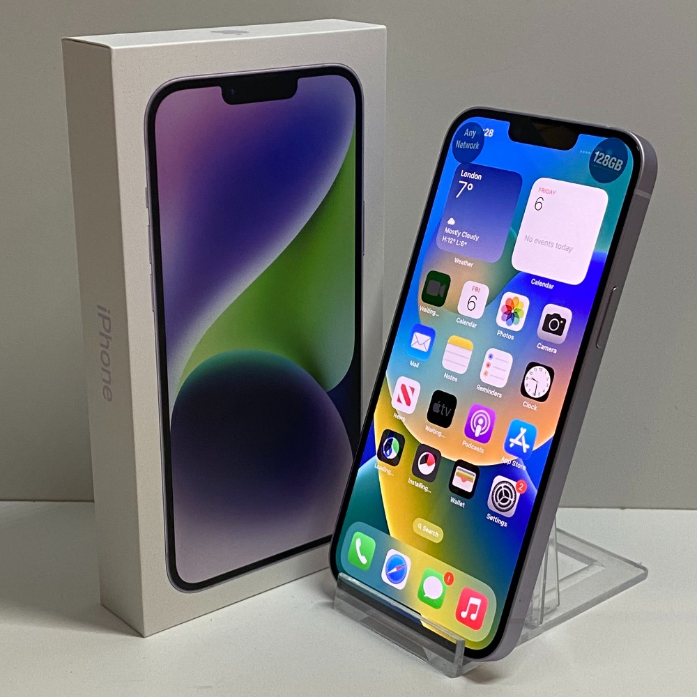 Pre-owned Apple iPhone 14 Plus Unlocked Model A2886 128GB in Purple ...